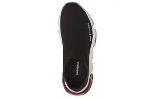 Balenciaga Speed Trainer Sneakers - Black/pink