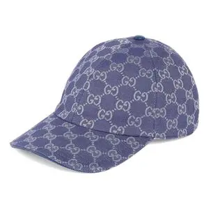 Gucci Gg Canvas Baseball Hat - Blue/grey