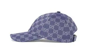 Gucci Gg Canvas Baseball Hat - Blue/grey
