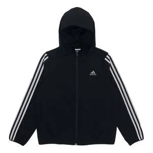 Adidas Classic Stripe Hooded Jacket - Default Color