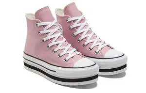 CONVERSE Chuck Taylor All Star Platform High Top Sneakers - Pink/blue