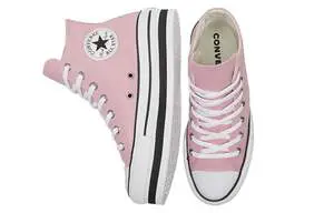CONVERSE Chuck Taylor All Star Platform High Top Sneakers - Pink/blue