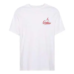 JORDAN Basketball Graphic Print T-shirt - White