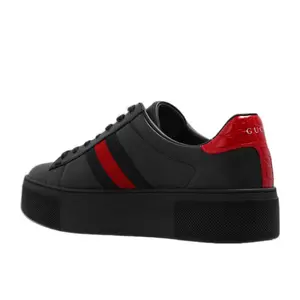 Gucci Ace Leather Platform Sneakers