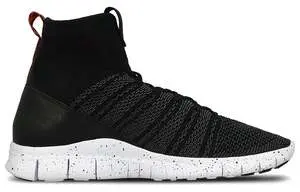 Nike Free Flyknit Mercurial High Top Sneakers - Black
