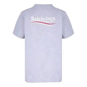 Balenciaga Political Campaign T-shirt Large Fit - Grey