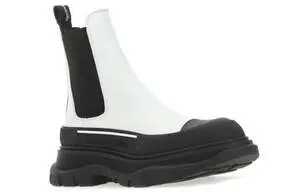 Alexander McQueen Tread Slick Boots - White/black