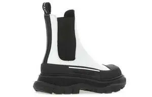 Alexander McQueen Tread Slick Boots - White/black