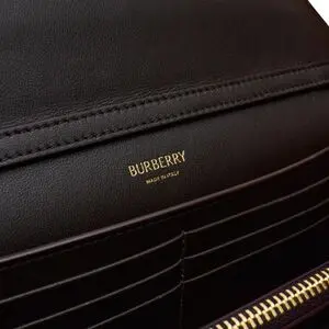 Burberry Highlands Chain Wallet - Sand