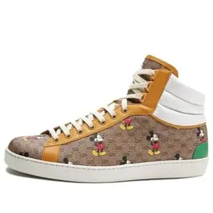 Gucci X Disney Mickey Mouse Gg High Top Sneakers - Multi-color