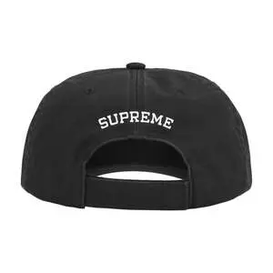 Supreme Embroidered Money Logo 6-panel Cap - Black