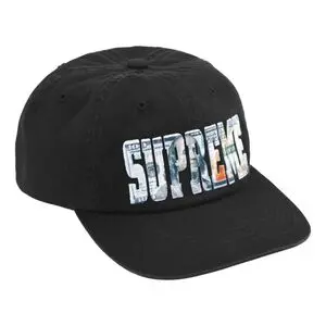 Supreme Supreme Embroidered Money Logo 6-Panel Cap Black