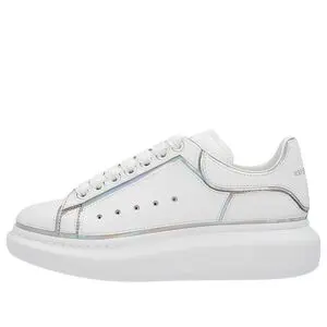 Alexander McQueen Alexander McQueen Oversized Sneaker White/silver Holo