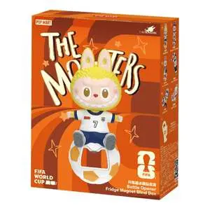 POP MART The Monsters × Fifa Series Bottle Opener Fridge Magnet Blind Case - Multi-color