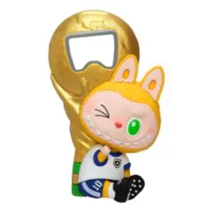POP MART The Monsters X Fifa Series Bottle Opener Fridge Magnet 'crowning Moment' Secret Edition - Multi-color