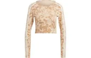 Adidas 3-stripes Cropped Long Sleeve Top