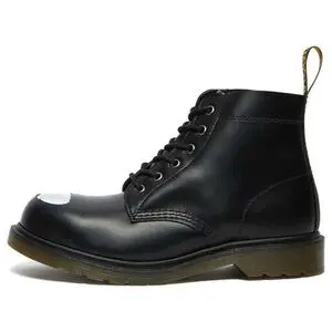 Dr. Martens 101 Exposed Steel Toe Leather Ankle Boots