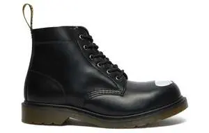 Dr. Martens 101 Exposed Steel Toe Leather Ankle Boots