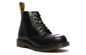 Dr. Martens 101 Exposed Steel Toe Leather Ankle Boots