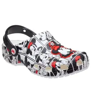 CROCS Classic Clogs "mickey And Minnie" Graphic Print Slip-on - Multi-color