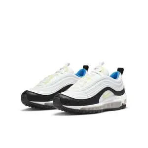 Nike Max 97 "velcro Patch" Sneakers - White/black/blue