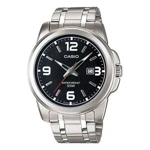 Casio Stainless Steel Quartz Analog Watch - Black