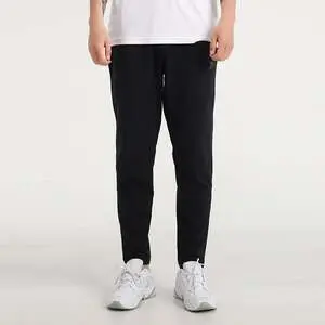 Nike Logo Casual Knit Drawstring Sports Long Pants - Black