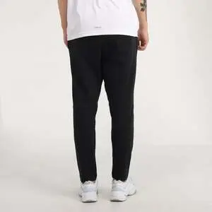 Nike Logo Casual Knit Drawstring Sports Long Pants - Black