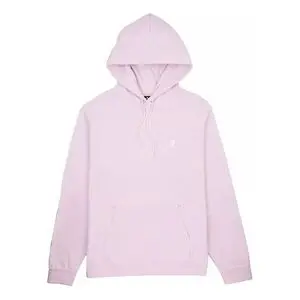 CONVERSE Standard-fit Pullover Hoodie With Embroidered Star Chevron - Pink