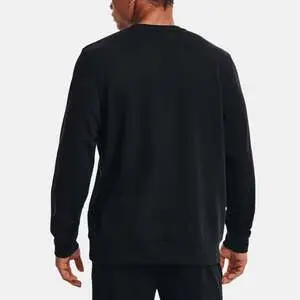 Under Armour Rival Terry Logo Crew Sweatshirt - Black/white