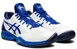 Asics Court Ff Novak Tennis Shoes - White/blue