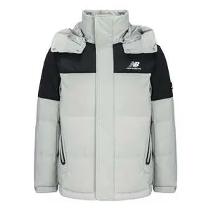 NEW BALANCE Winter Classic Down Jacket - White/black