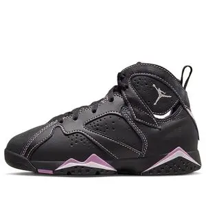 JORDAN 7 Retro High Top Sneakers - Black/barely Grape/rush Fuchsia