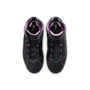 JORDAN 7 Retro High Top Sneakers - Black/barely Grape/rush Fuchsia