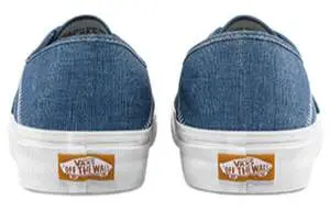 VANS Authentic Low Top Lace Up Sneakers - Blue/white
