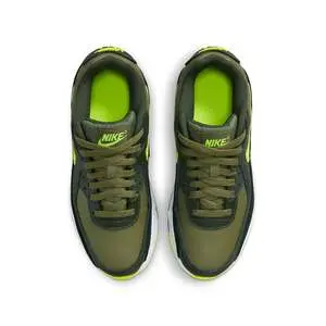 Nike Max 90 Leather Sneakers - Medium Olive/black/sequoia
