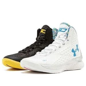 Under Armour Under Armour Curry 1 Championship Pack High-Top Basketball Sneakers White/gold