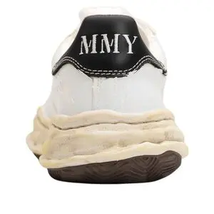 Mihara Yasuhiro Blakey Og Sole Film Attached Canvas Low Top Sneakers - White