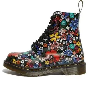 Dr. Martens Pascal Floral Print Lace Up Boots