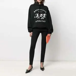 Balenciaga Logo Printed Hoodie