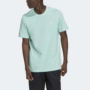 Adidas Originals Casual Solid Color Knit Short Sleeve - Green
