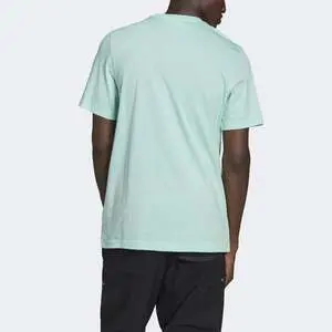 Adidas Originals Casual Solid Color Knit Short Sleeve - Green