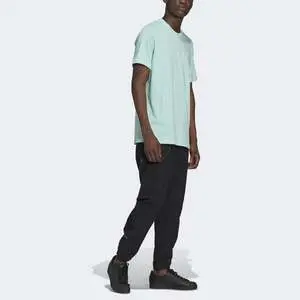 Adidas Originals Casual Solid Color Knit Short Sleeve - Green