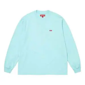 Supreme Supreme Ss26 Small Box L/s T-shirt 'cyan' Cyan