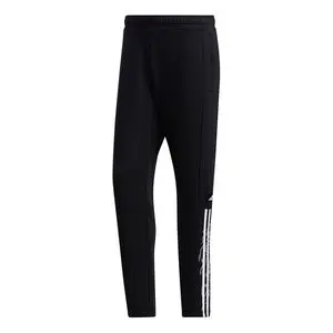 Adidas Ub Pnt Wv Deco Logo Printing Training Running Casual Sports Pants - Black