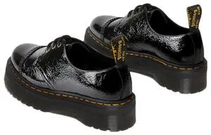 Dr. Martens 1461 Distressed Patent Leather Platform Shoes