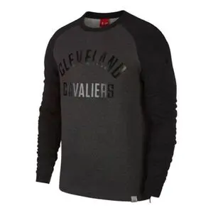 Nike Cleveland Cavaliers Long Sleeve Crewneck Shirt - Black