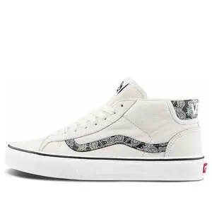 VANS Mid Skool 37 Sport Paisley Sneakers - White/black