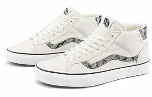 VANS Mid Skool 37 Sport Paisley Sneakers - White/black