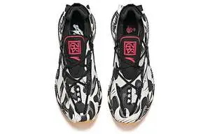 ANTA X Li Bai-themed Chinese Style Athletic Sneakers - Black/white/red